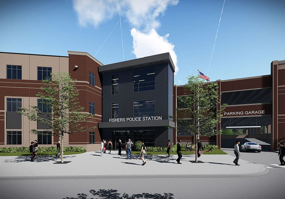 Fishers Police Station & Parking Garage - The Hagerman Group
